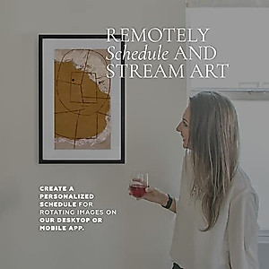 Canvia Smart Digital Canvas Display and Frame - for Fine Painting, Wall Art, NFTs, Personal Photos & Videos - Advanced HD Display, NFT Compatibility, Video Playback, Google Photos, 16GB Storage