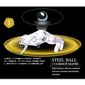 LOVEPET Bionic Fishing Bait,Ray Frog Fake Bait, Lures Bait,Fat Frog, Fishing Tackle,6 Pcs