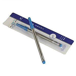 Gullor 10 pcs in Set Blue Ink Spiral 0.7mm Refill fit to Jinhao, Gullor Rollerball Pen