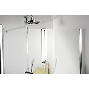 Haceka Double Hook Selection of Chrome Long, Silver