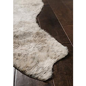 Loloi II Grand Canyon Grey/Ivory 6'-2" x 8' Area Rug
