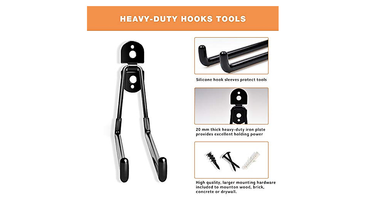 Heevir Heavy Duty Garage Hooks - Ultimate Storage Solution