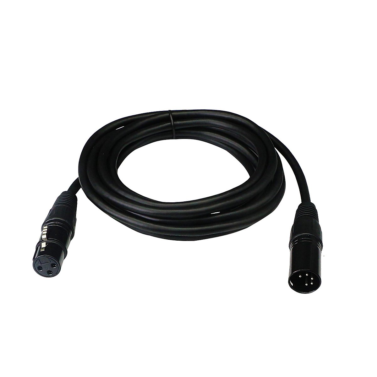 SinLoon (3m) DMX Stage Light Cable,DJ XLR Cable, 3-Pin Female XLR to 5-Pin Male XLR DMX Turnaround Connection for Moving Head Light Par Light Spotlight with XLR Input & Output (5male)