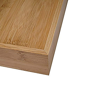 Aviboo Cabinet Drawer Organizer and Storage Tray Box Dividers Set Made of Bamboo Wood, Multipurpose Holder for Craft, Sewing, Office, Bathroom, Kitchen (1, 5.9x9.1x2.2 inch)