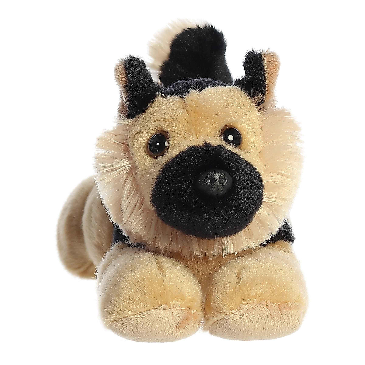 Aurora® Adorable Mini Flopsie™ Shep™ Stuffed Animal - Playful Ease - Timeless Companions - Black 8 Inches