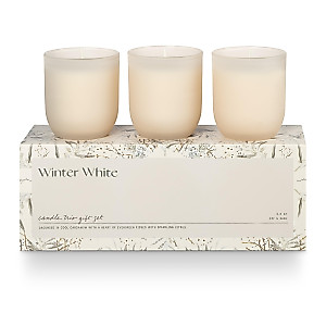 ILLUME Candle Trio Gift Set, Winter White