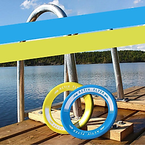 Activ Life Kids Flying Rings - Best Xmas Gifts for Kids Age 3 Year Old + Top Christmas 2024 Stocking Stuffers for Boys and Girls Outside Toys - Cool Beach Vacation Young Family Presents