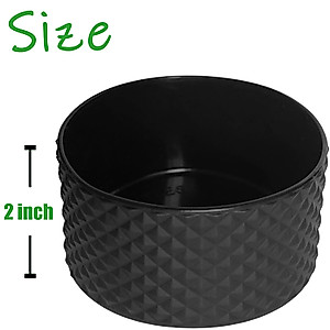 Acemoo Upgraded Silicone Boot Sleeve for YETI Rambler Jr 12 oz and Rambler 12 oz 18 oz, Diamond Embossed, Anti-Slip, Less Noise for YETI Rambler Bottle - Dishwasher Safe