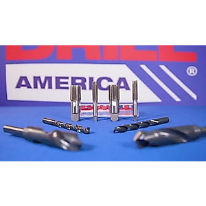 Drill America #6-48 Tap and 2.90mm Drill Bit Kit, POU Series
