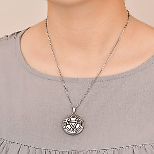 I Love You 3000 Gift for Daughter Son Dad Mom Marvel Avenger Fans Gifts Boyfriend Girlfriend Anniversary Locket That Holds Pictures for Husband Wife Iron Man Gift Couple Birthday Gift for Her Him