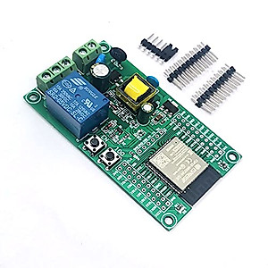 Relay Module,AC90-250V ESP32 WiFi Relay Board Single Relay Module,Development Board 4M Byte Flash Module