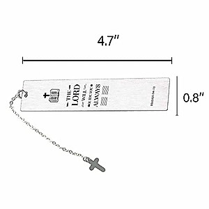 Inspirational Christian Gifts Bible Verses Bookmarks with Cross Pendants, Bookmark for Bible, Perfect for Reading Rewards, Church Supplies, Giveaways for Sunday School, Great Religious Christian Gifts