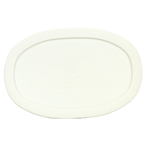 Corningware F-15-PC Oval French White 15-ounce Plastic Lid - 2 Pack