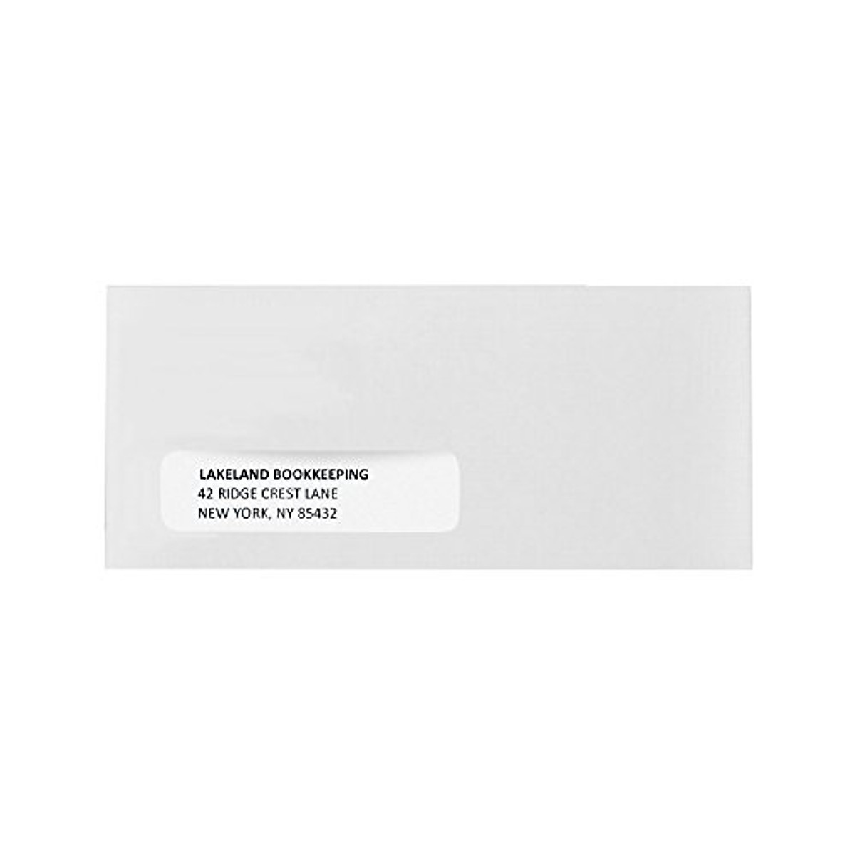 500 No. 10 Self Seal Single Window Security Envelopes -Designed for QuickBooks Invoices and Business Statements - Computer Printed Checks with Strong Peel and Seal Flap - Number 10 Size 4 1/8 X 9 1/2