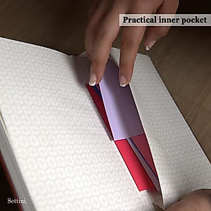 SETTINI Dotted Journal - A5 Vegan Leather Notebook, 192 Archival-Quality Pages, QuillEase Bleed-Free Paper, Inner Pocket & Bookmark, Ideal for Bullet Journaling - Black Dragonfly