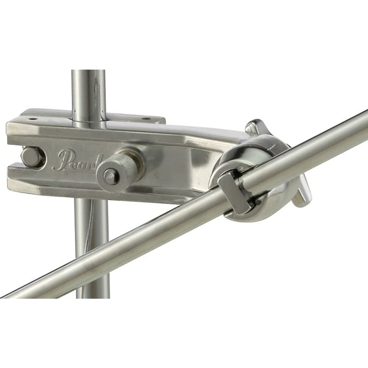 Pearl CH70 Cymbal Boom Attachment Clamp with 15" Solid Boom Arm, Multi-Angle Mounting Clamp, and UniLock Gearless Cymbal Tilter for Splash, Crash, and Effects Cymbals.