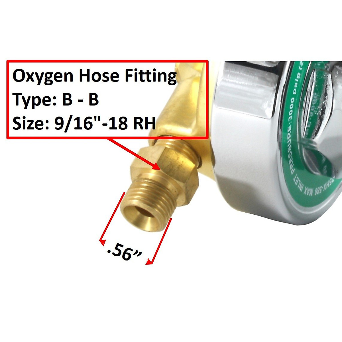 SÜA Oxygen Regulator - Welding Gas Gauges - 25HX Series