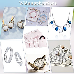 NBEADS 20 Pcs Velvet Jewelry Pouches with Snap Button, Misty Rose Velvet Jewelry Storage Bags Luxury Gift Bag for Candy Gift and Jewelry Necklace Bracelet Packing, 2.28"×2.32