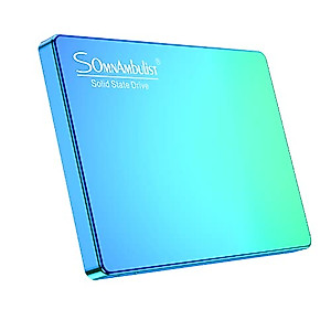 Somnambulist SATA3 2.5inch 60GB 120GB 240GB Solid State Drive SSD (Gradient Blue cyan-120GB)