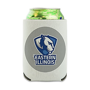 Eastern Illinois University Secondary Can Cooler - Drink Sleeve Hugger Collapsible Insulator - Beverage Insulated Holder