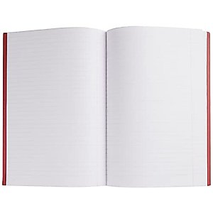 Silvine A4 Red Exercise Book, Lined With Margin - 80 Pages (Pack of 10)