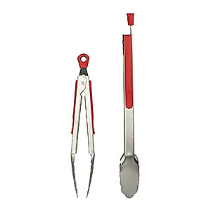 Cusinart STM-1000 CookFresh Digital Glass Steamer with Silicone Handle Tongs Set and Cookbook Bundle (3 Items)