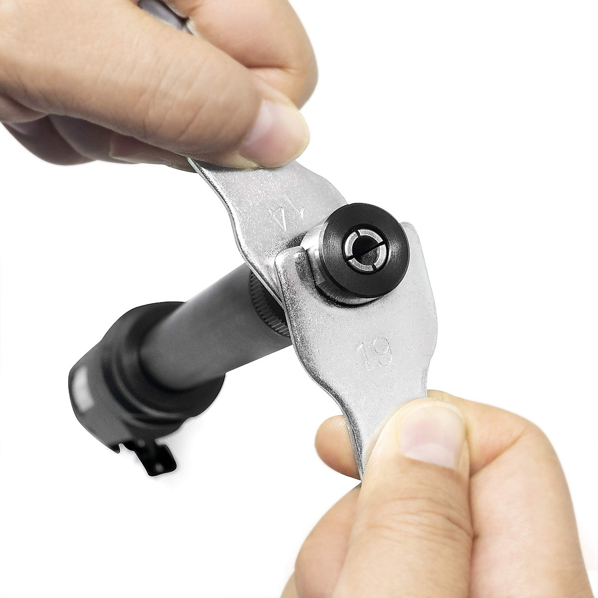 Berkling Tools BT 6321-12 | 12" Extra Long Extension 1/4“ Straight Air Die Grinder, Professional Grade Heavy Duty Variable High Speed (Straight, 12" Extension)