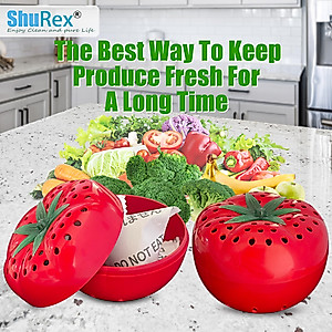 ShuRex Produce Freshness Preserver Saver Kit- Keep Fruits and Vegetables Fresh Longer, Ethylene Gas and Odor Absorber in Refrigerator (2 Saver Balls+8 Refill Sachets)