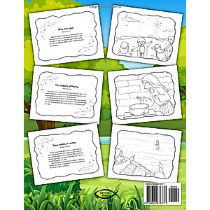 Bible Coloring Book for Kids: Christian Coloring Book for Kids ages 3-5, 4-8, 8-12 with Biblical Illustrations about Jesus' Mission and Miracles in Earthly Life