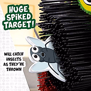 Franklin Sports Feed The Frog Kids Target Game - Fun Interactive Game for Indoor and Outdoor - Play with Friends and Family - Includes Frog Target, 3 Flies and 1 Bee
