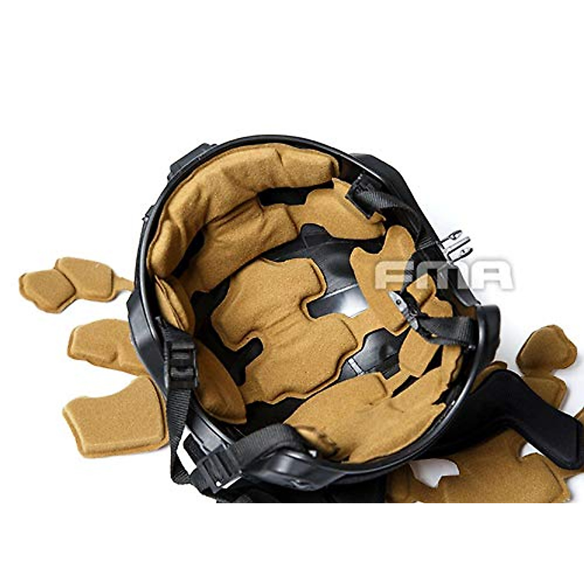 ATAIRSOFT FMA Tactical MT Helmet Pad Set Internal Protective Enhanced Memory Foam Cushion Airsoft Helmet Accessories