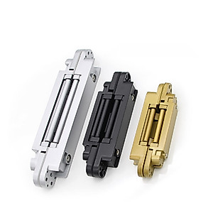 Hinges 40KG/80KG/120KG Hidden Folding Wood Door Heavy Duty Hinge Concealed Furniture Hardware Cabinet Hinge (Color : Black, Size : G80)