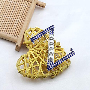 CHOORO Finer 1920 Earrings/Bracelet/Necklace 1920 Greek Sorority Jewelry Gift for Finer Women(Z brooch)