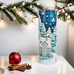 Hogg 20oz Edge Sublimation Tumbler Gift Set (12 Units), Sublimation Cups with Lids Straws and Accessories, Double Wall Insulated Stainless Steel Sublimation Blanks, 20 oz Skinny Tumblers Bulk