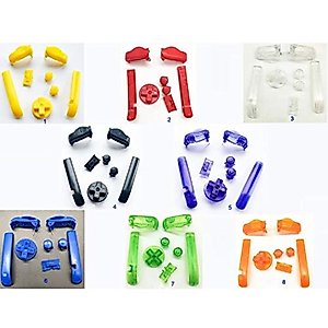 A B L R Buttons Keypads D Pads Power ON Off Buttons for Gameboy Advance for GBA Buttons (Color 4)