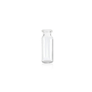 10ml Sample Vials Pack of 154 pcs-24x45mm Glass Transparent Bottom headspace Sample Bottles, chamfered Surface Treatment