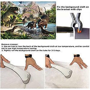 PASRLOLV 7x5ft Dinosaur Photo Backdrop, Dinosaur Park Theme Backdrop, Dinosaur Photography Background for Boy Girl Birthday Party Banner Newborn Baby Shower Decoration Photo Booth Prop, Vinyl