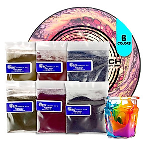 PRO Chemical Disc Golf Dye Starter Kit | Personalize Your Discs However You Want | Perfect for Beginners to Disc Dyeing | Stand Out from The Crowd | Pro Chem Disc Golf Dye Powder | 6