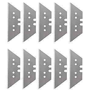 10pc Utility Knife Blades, Heavy-Duty Utility Knife Replacement Blades, Box Cutter Blades Refills.
