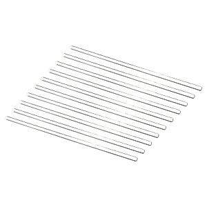 MECCANIXITY 3.3 Borosilicate Glass Stick 11.81" Length 8mm Dia Stir Rod Mixing Tools with Both Ends Round for Lab Kitchen Science 10Pcs