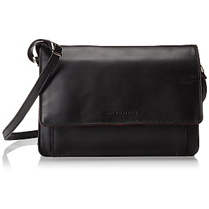 Derek Alexander EW Flap Organizer, Black/Red, One Size