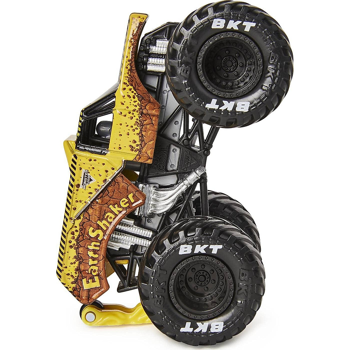 Monster Jam 2021 Spin Master 1:64 Diecast Monster Truck with Wheelie Bar: Show Time Earth Shaker