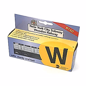 Munipals MP01-110W Wooden Subway W Train NYC MTA NYC Broadway Local R46 Car