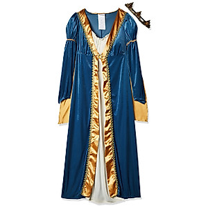 California Costumes Women's Plus-Size California Costumes Elegant Empress Renaissance Lady Long Gown Ren Faire Plus, Blue, 1X-Large
