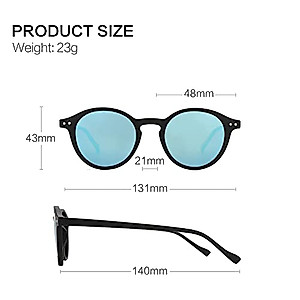 ZENOTTIC Polarized Round Sunglasses, Stylish Sunglasses for Men and Women Retro Classic, Multi-Style Selection