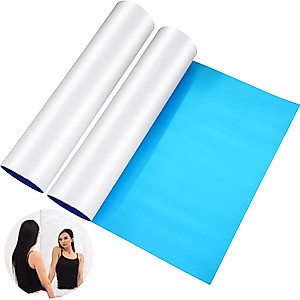 Amyhill Carnival Mirror, Self Adhesive Funhouse Mirror, 16 x 39 Inch Fun Mirror Wall Halloween Circus Birthday Party Supplies Decorations Props Games