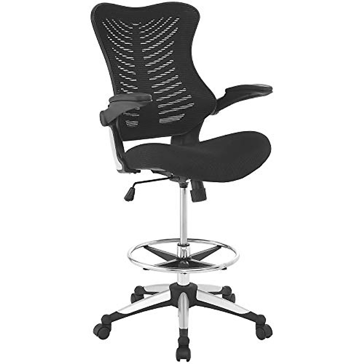 Modway Charge Drafting Chair | Tall Office Reception Stool