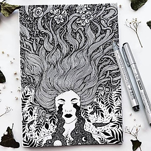 MISULOVE Fine Point Multi-Liner Pens - 10 Pack Set, Ideal for Anime Sketching, Bible Journaling, and Fine Line Drawing for Versatile Artistic Applications