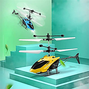 Muised Helicopter Drones for Adults Helicopter Induction Flying Toy Mini Drones Plane Hand Adult Gift USB Sensor LED Toys Helicopter Drones for 8-12 Valentine's Day Gifts for