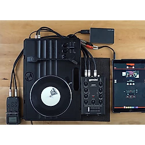 Gemini Sound MM1 Professional Audio 2-Channel Dual Mic Input Stereo 2-Band Rotary Compact DJ Podcast Mixer with Cross-Fader and Individual Gain Control